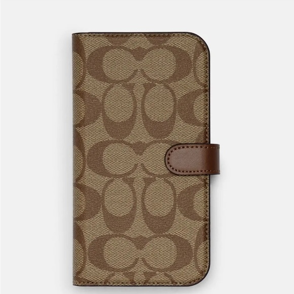 Coach | Cell Phones & Accessories | Coach Iphone 5 Pro Max Folio In Signature Canvas New With ...